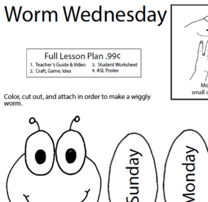 Lesson Plan- Wednesday - ASL Teaching Resources