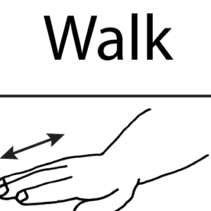 Wall Chart - Walk - ASL Teaching Resources