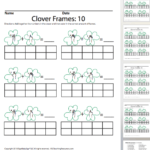 March Clover Ten Frame: 1-10 (Math) - ASL Teaching Resources
