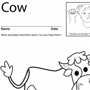 Lesson Plan- Cow - ASL Teaching Resources