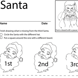 Lesson Plan- Santa 2 - ASL Teaching Resources