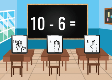Math Subtraction - Equations of 10 - ASL Teaching Resources