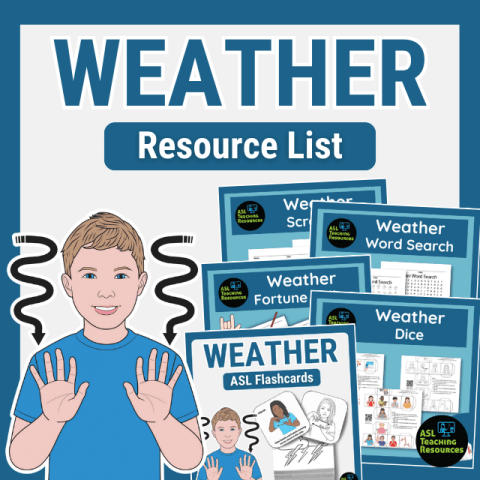ASL Weather Resource List - ASL Teaching Resources