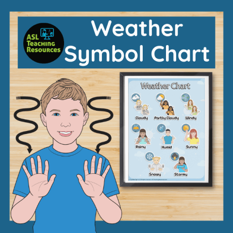 Weather Symbol Chart - ASL Teaching Resources
