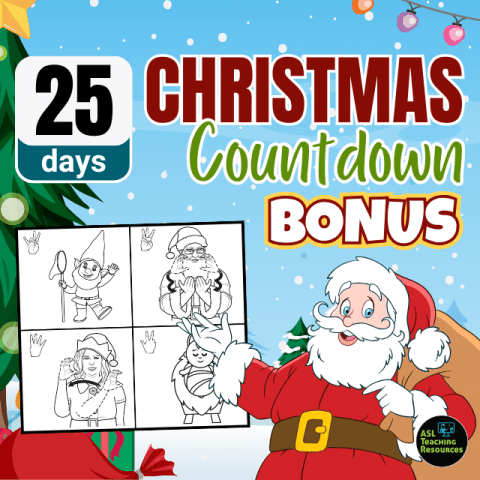 Christmas Vocabulary Bundle - ASL Teaching Resources