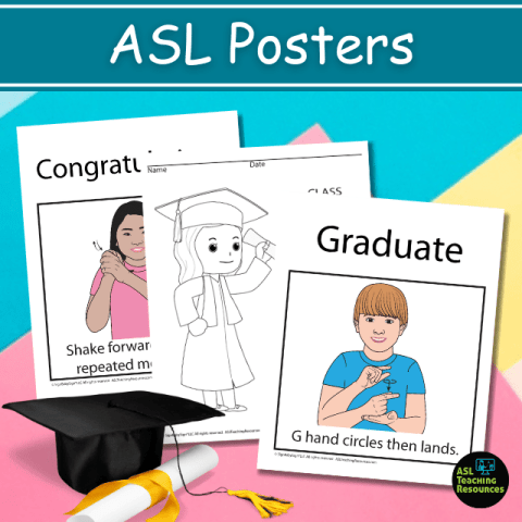 Graduation Activities Bundle - ASL Teaching Resources