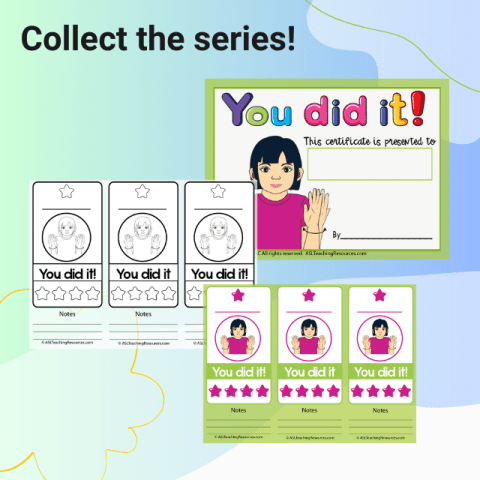 Editable Student Certificates Bundle - ASL Teaching Resources
