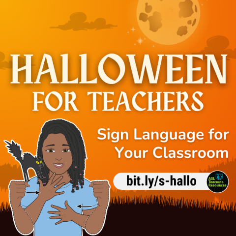 AWOD 2039: Halloween Sign Language for Your Classroom - ASL Teaching ...