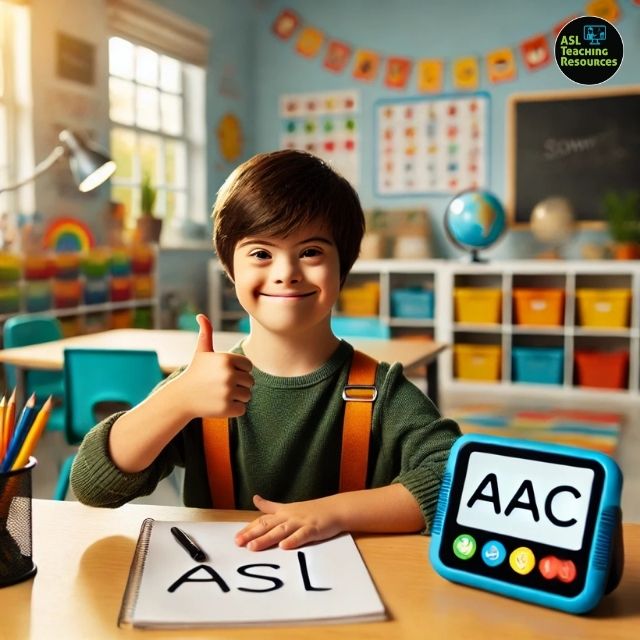 ASL-AAC-Student-Classroom - ASL Teaching Resources